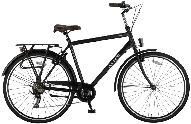 Man's bicycle Altec Metro 28"/55cm/mat-black – bicycle shop in Groningen